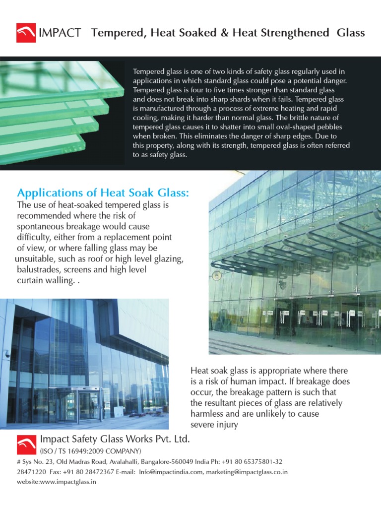 Heat Soaked Glass | PDF | Manmade Materials | Industries