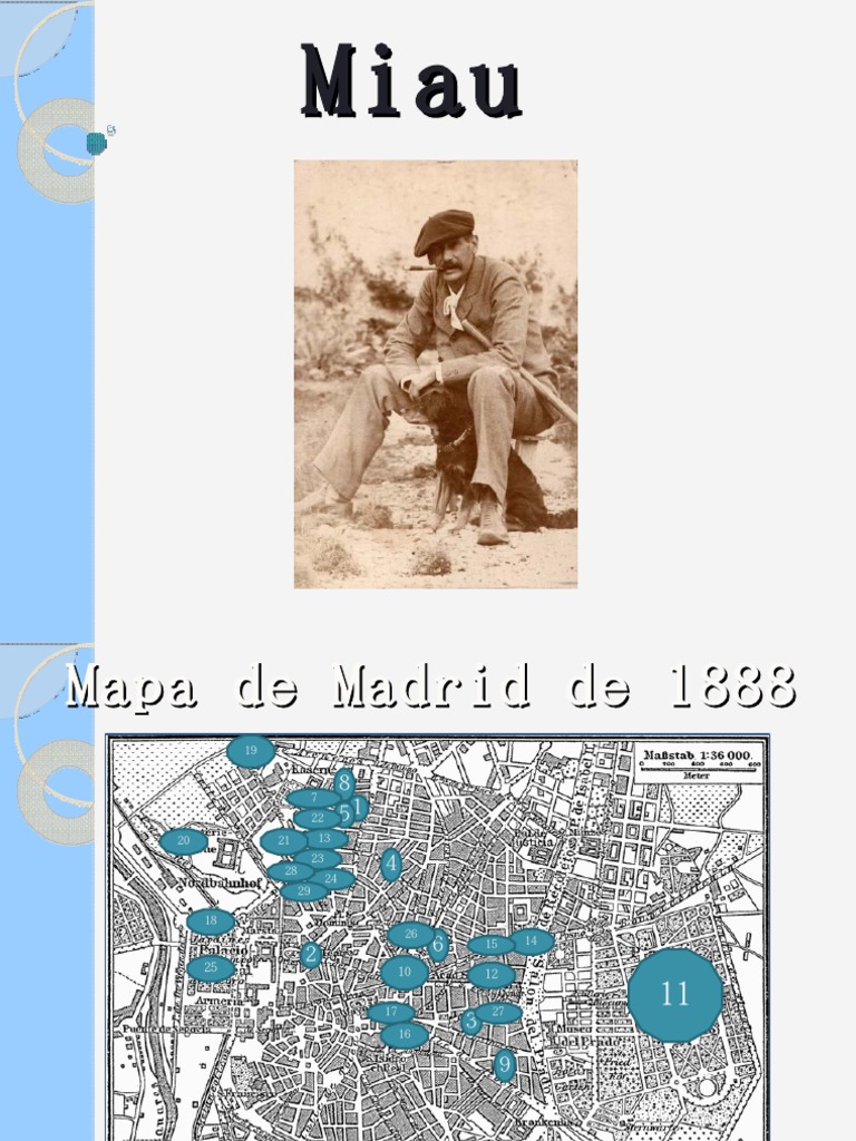 Mapa Histórico de Madrid 1888 | PDF