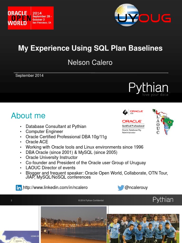 UGF7945 Calero Ncalero SQL Plan Baselines Oow2014 | PDF | Oracle ...