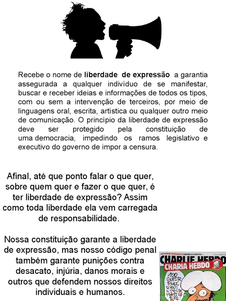 Limites da Liberdade de Expressão | PDF