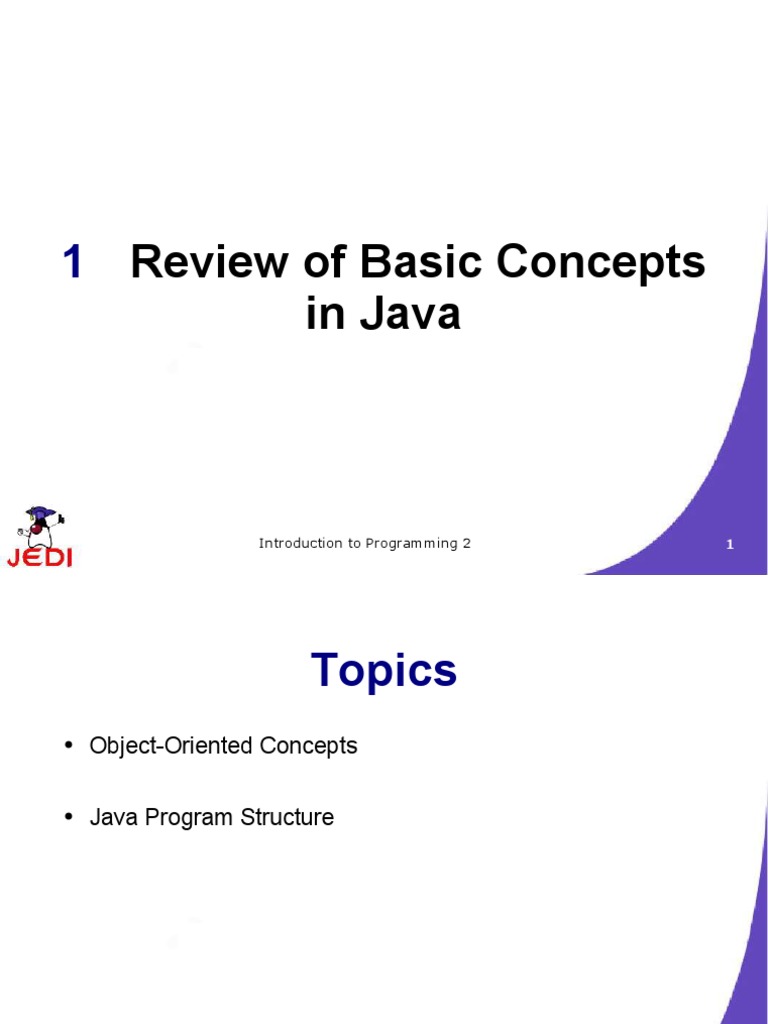 Intro To Object-Oriented Programming | PDF