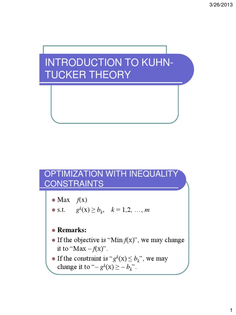 Graphical Analysis and Optimization of Concave Functions with Inequality Constraints | PDF ...