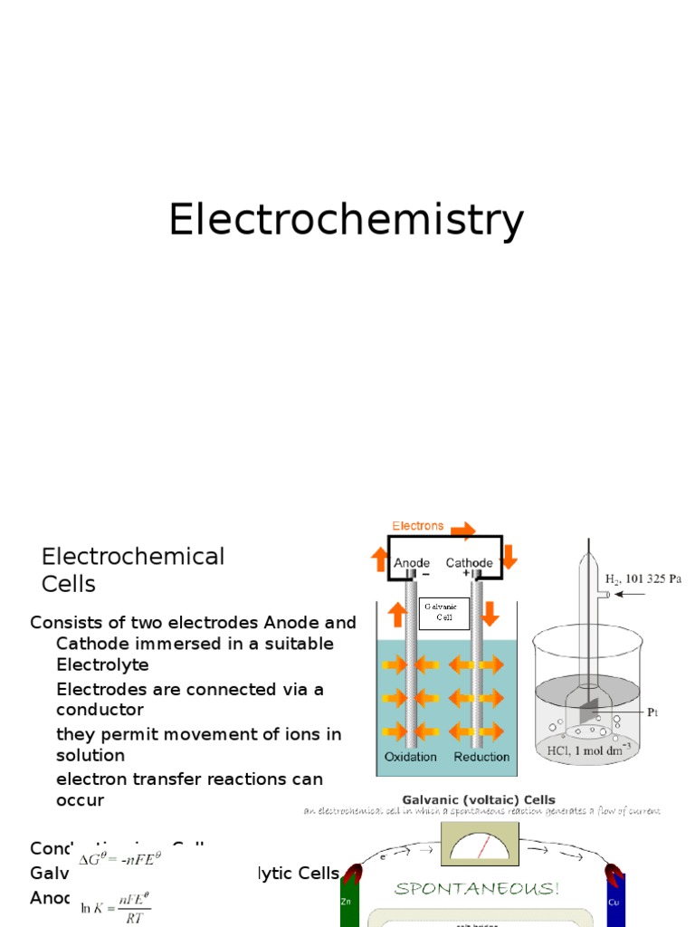 Electrochemistry 1 | Electrochemistry | Cathode