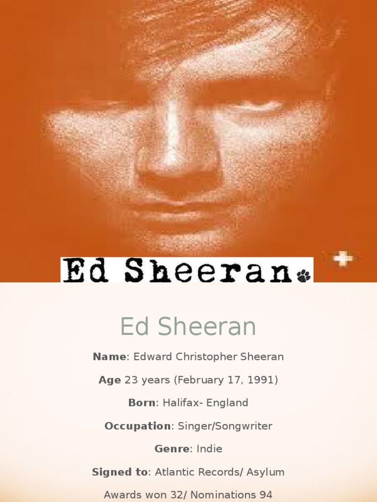 Ed Sheeran Genre | PDF | Popular Music | Recorded Music