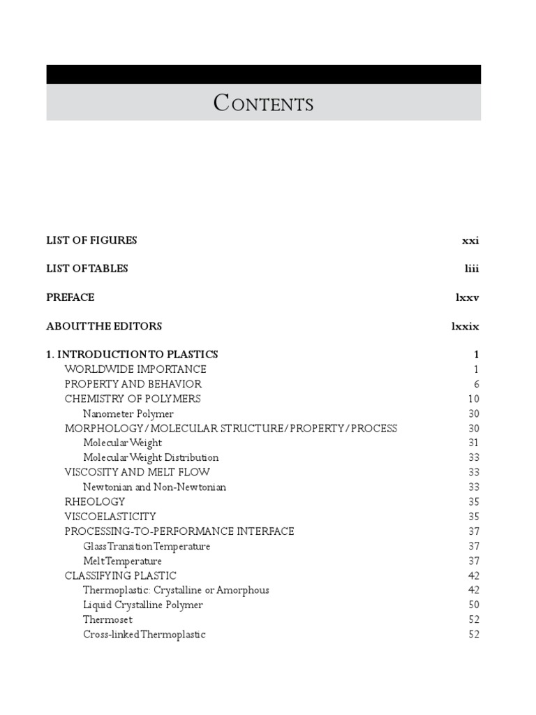 Plastics Technology Handbook, Volume 1 | PDF | Thermoplastic | Plastic
