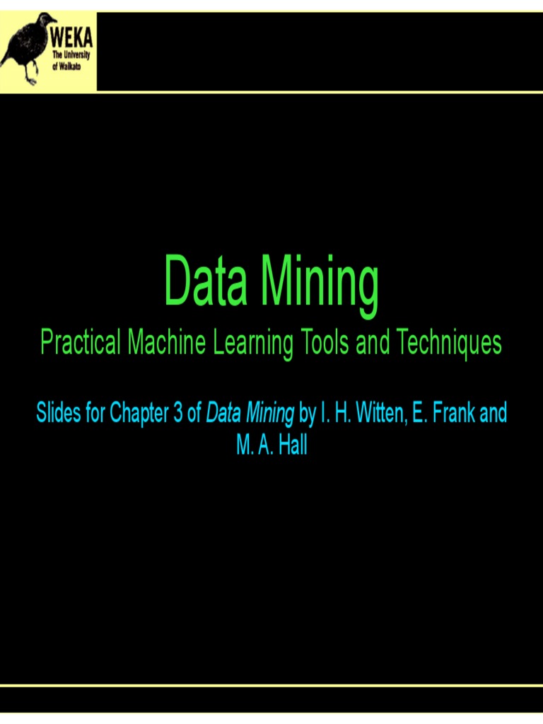 Data Mining: Practical Machine Learning Tools and Techniques | PDF | Machine Learning ...
