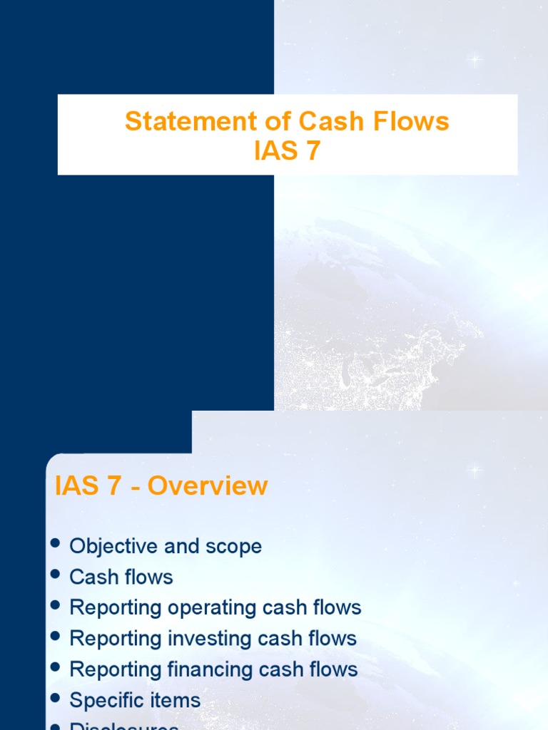 IAS-7 Cash Flow Statement | PDF | Cash Flow Statement | Balance Sheet