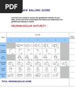 New Ballard Score Assessment Guide | PDF
