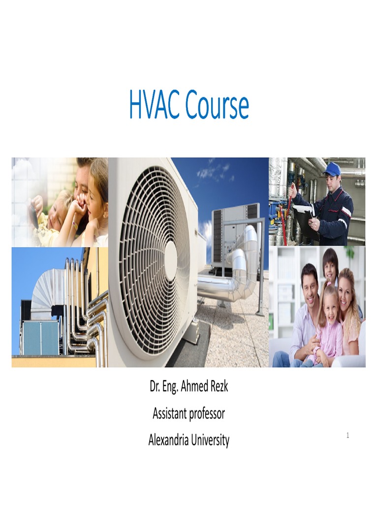 HVAC Course | PDF | Duct (Flow) | Air Conditioning