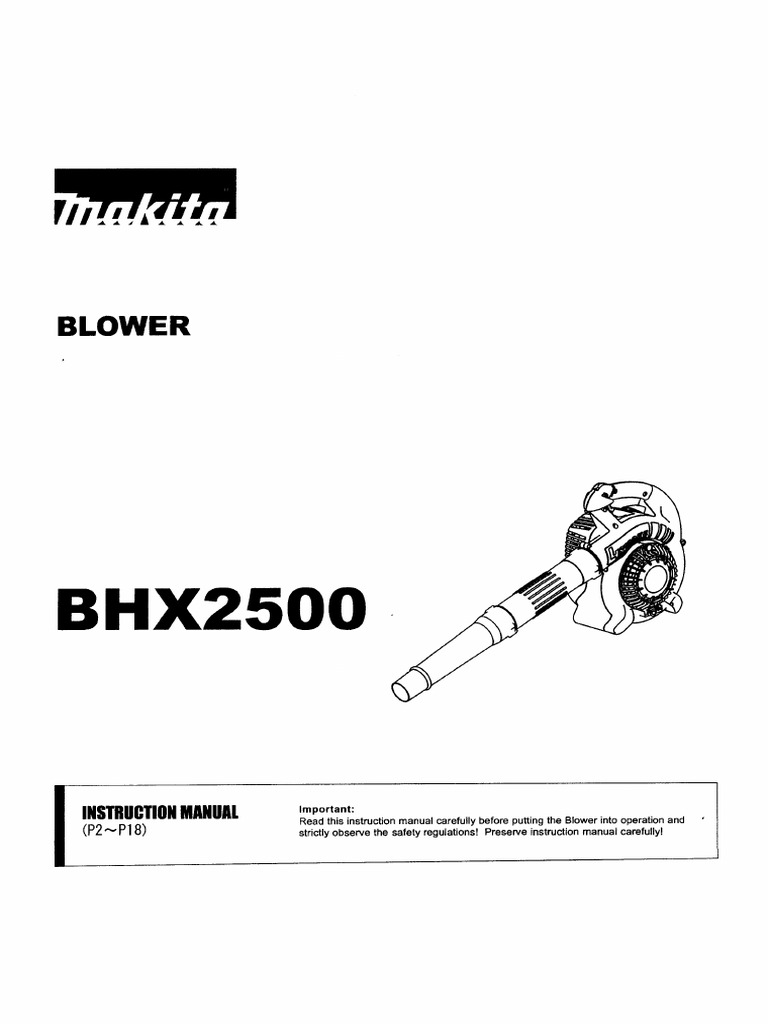 BHX2500 Manual PDF | PDF