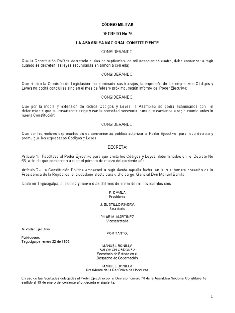 Codigo Militar | PDF | Oficial general | Militar