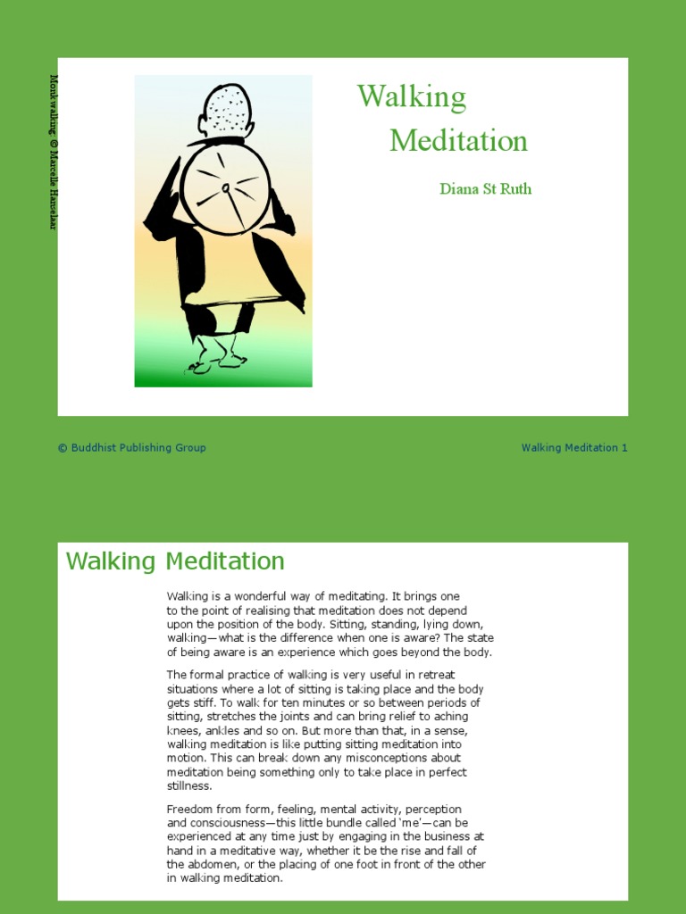 Walking Meditation 1 | PDF | Meditation | Walking