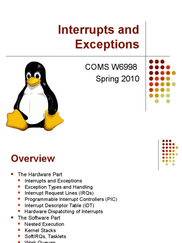 Interrupts | PDF | Process (Computing) | Kernel (Operating System) Interrupts | PDF | Process (Computing) | Kernel (Operating System)
