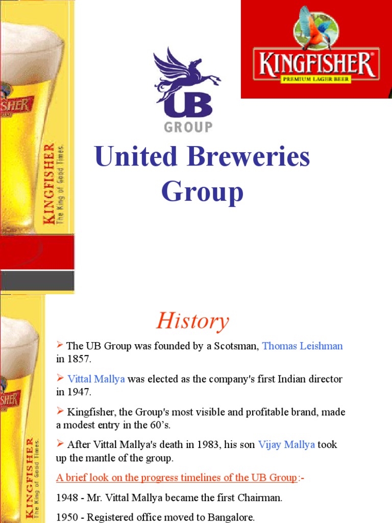 United Breweries Group | PDF | Brewing | Alcoholic Drinks