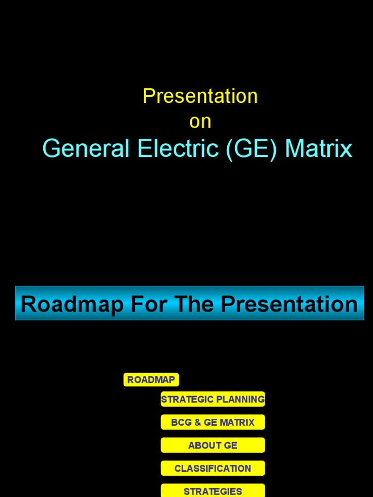 GE Matrix | PDF