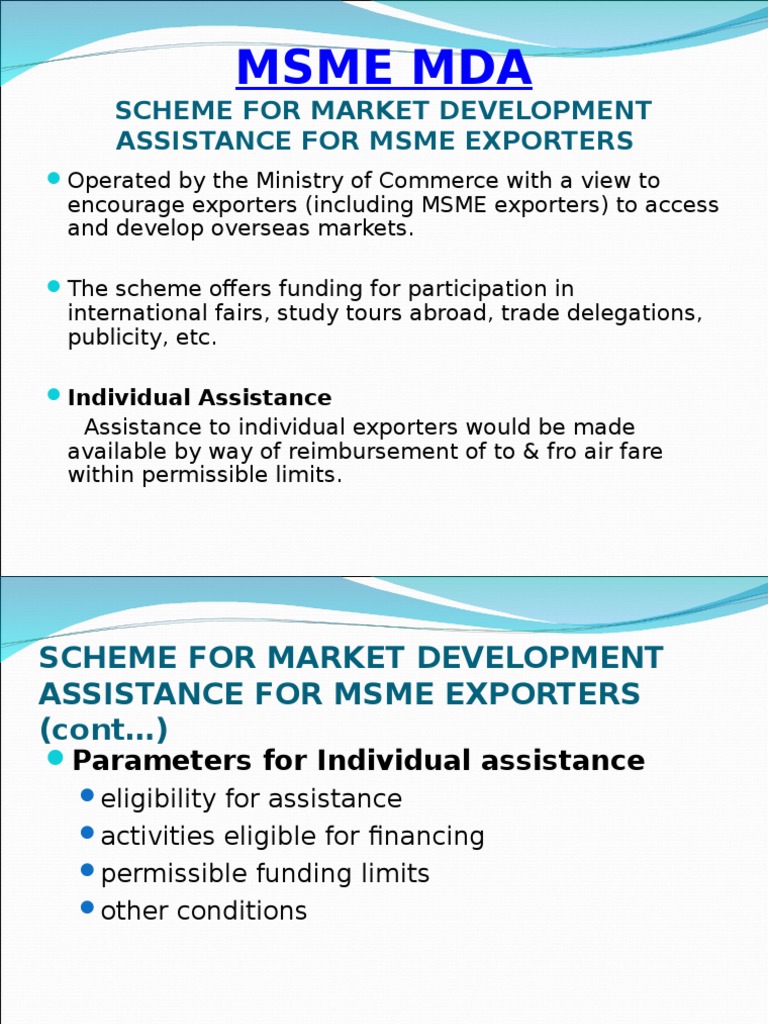 MSME Schemes | PDF | Microfinance | Employment