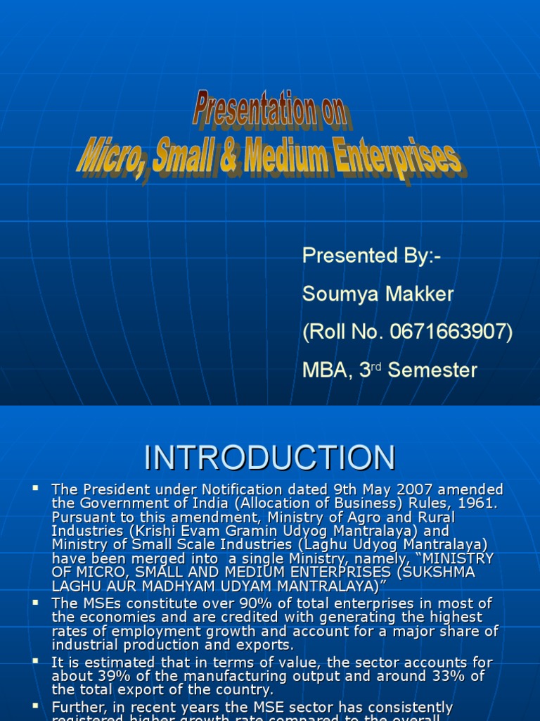 Msme 1 | PDF | Employment | Iso 9000