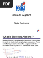 Laws of Boolean Algebra | PDF