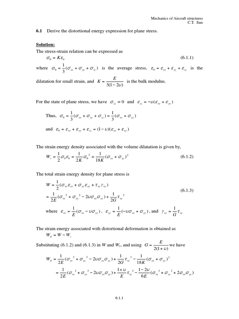 Solution Chapter 6 | PDF | Fracture Mechanics | Yield (Engineering)