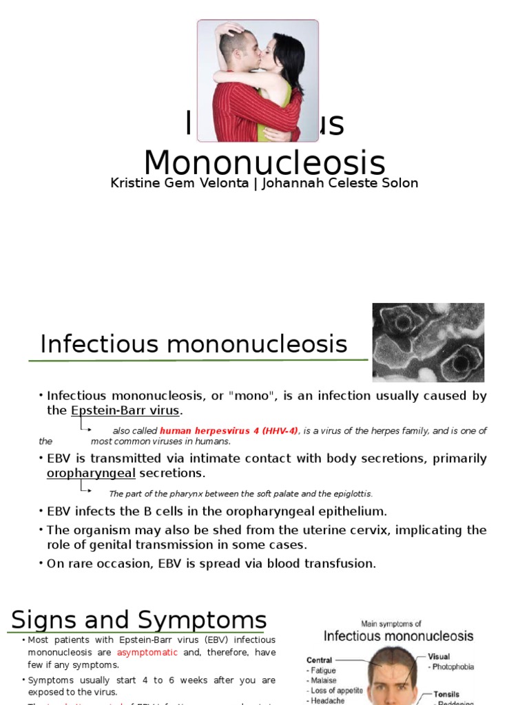 A Comprehensive Review of Infectious Mononucleosis: From Causative ...