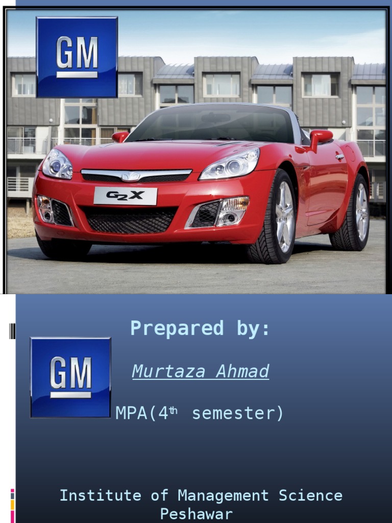GM (Generl Motor) | PDF | General Motors | Car