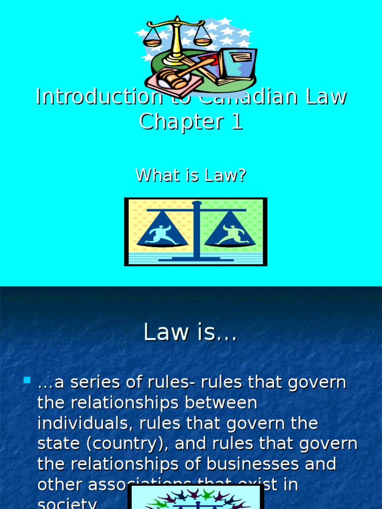 Introduction To Canadian Law | PDF | Magna Carta | Common Law