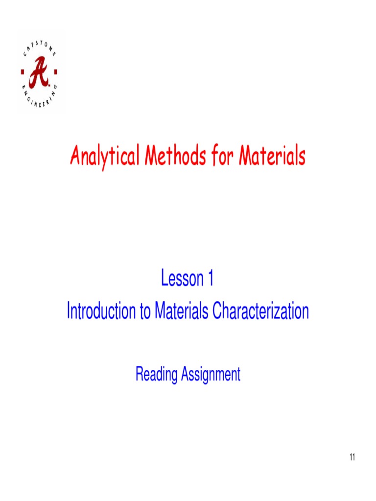 Introduction To Materials Characterization PDF | PDF | Microstructure ...