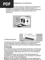 Partes Del Tomografo | PDF | Rayo X | Ct Scan