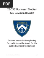 IGCSE Business Studies Revision Notes | PDF | Marketing | Balance Sheet