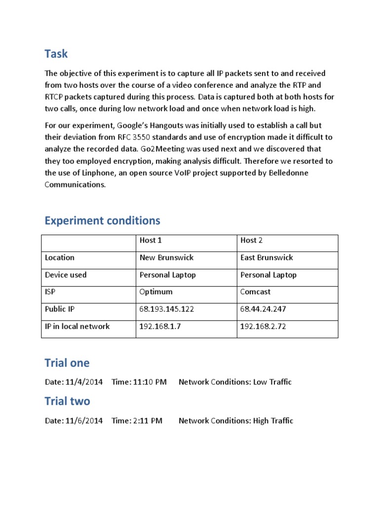 Analysis of RTP and RTCP Packets in Wireshark | PDF | Network Packet ...