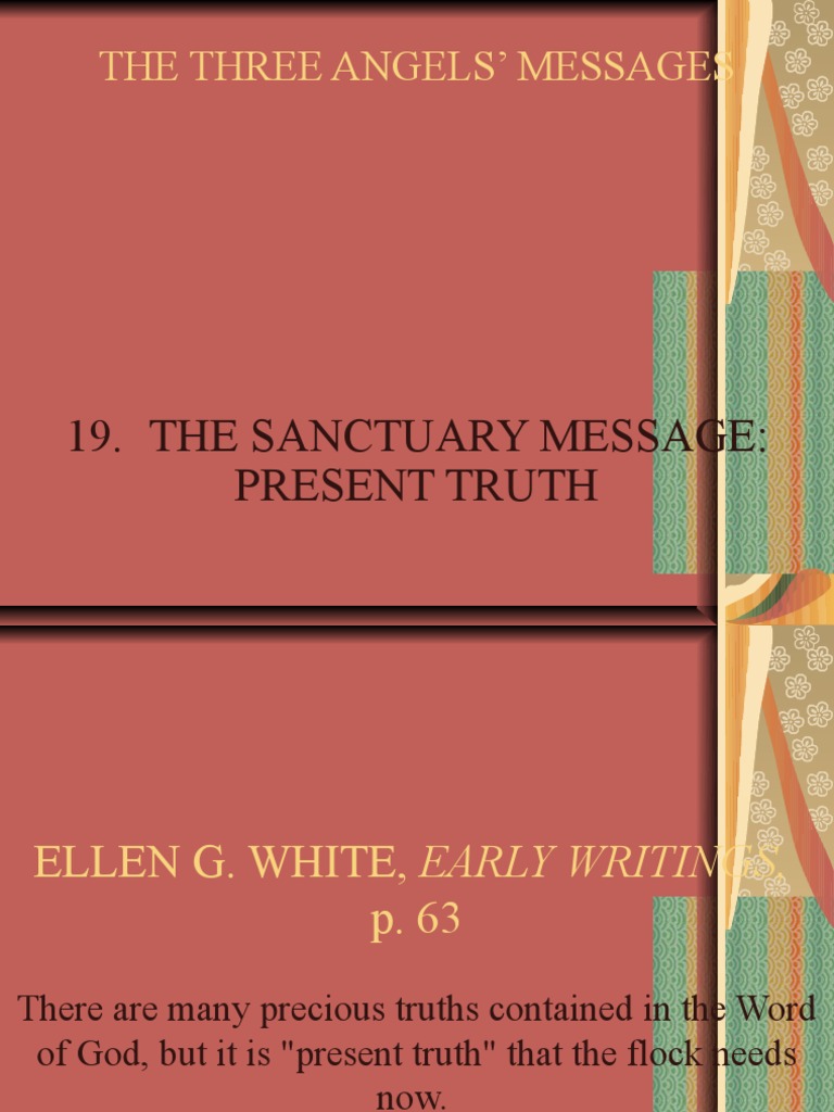The Sanctuary Message Explained | PDF | Last Judgment | Holy Of Holies