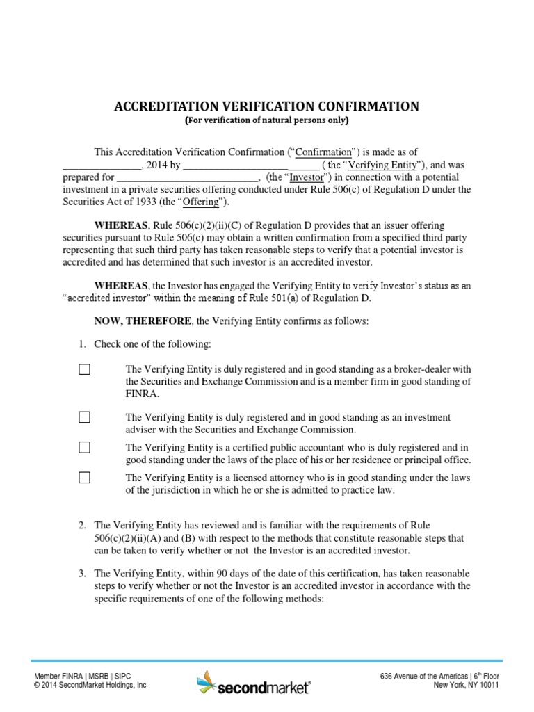 Form of 3rd Party Individual Report | PDF | Securities (Finance) | Investor