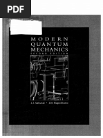 Sakurai - Modern Quantum Mechanics PDF | PDF | Modern Physics | Physics