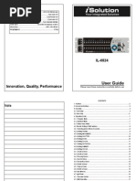 DMX 512 Controller User Manual | PDF | Electrical Engineering | Computing