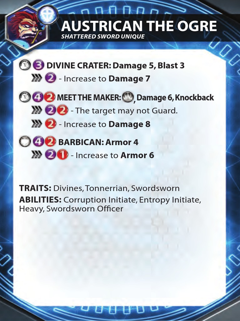 Shattered Sword Character Abilities | PDF | Leisure
