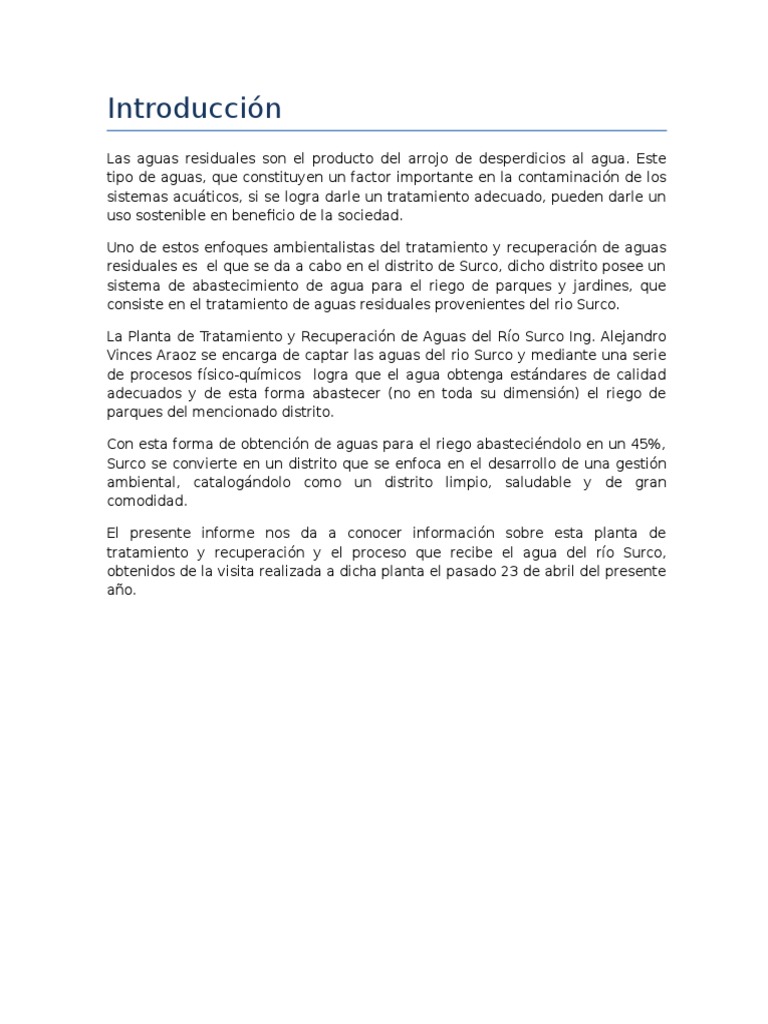 Rio Surco | Descargar gratis PDF | Ciencias fisicas | Materia suave