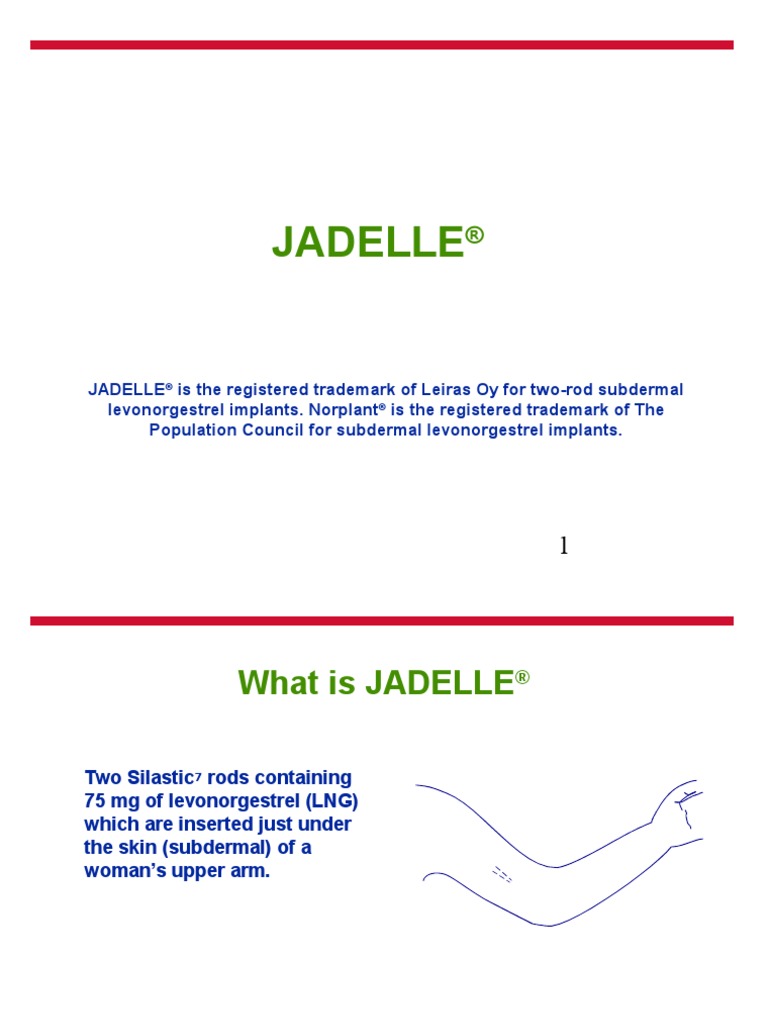 Implant Jadelle | Birth Control | Menstrual Cycle