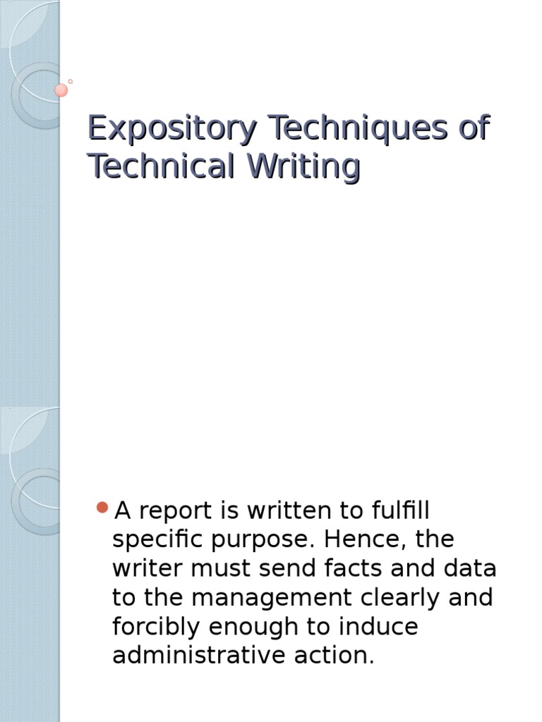 Technical Writing Techniques | PDF | Definition | Analogy