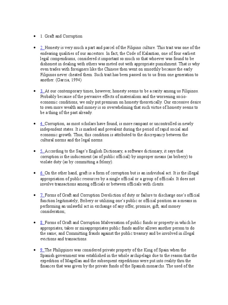 1 | PDF | Political Corruption | Corruption