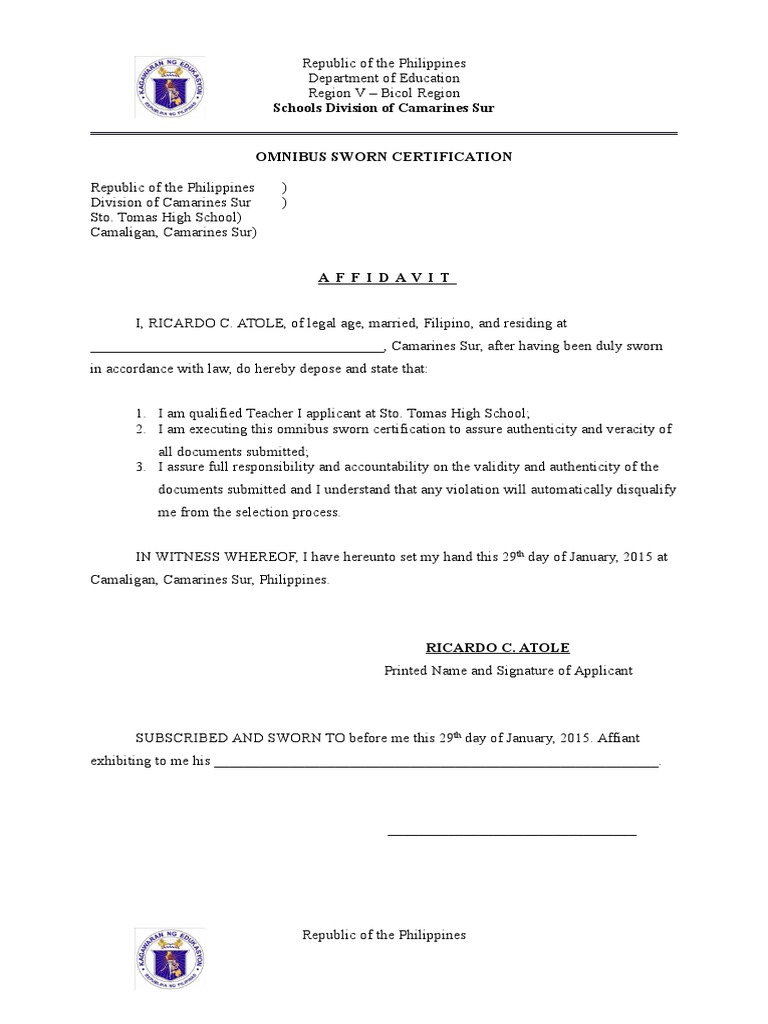 89881688-Omnibus-Certification-of-Authenticity-docx.docx | Government ...