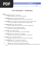 Interlopers Ir | PDF | Saki | Narration