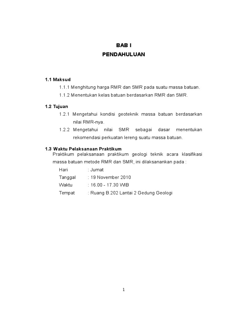 SMR Dan RMR | PDF | Metode & Bahan Ajar | Teknologi & Rekayasa
