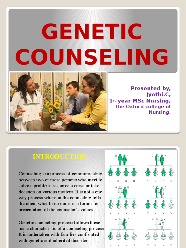 Genetic Counseling | PDF