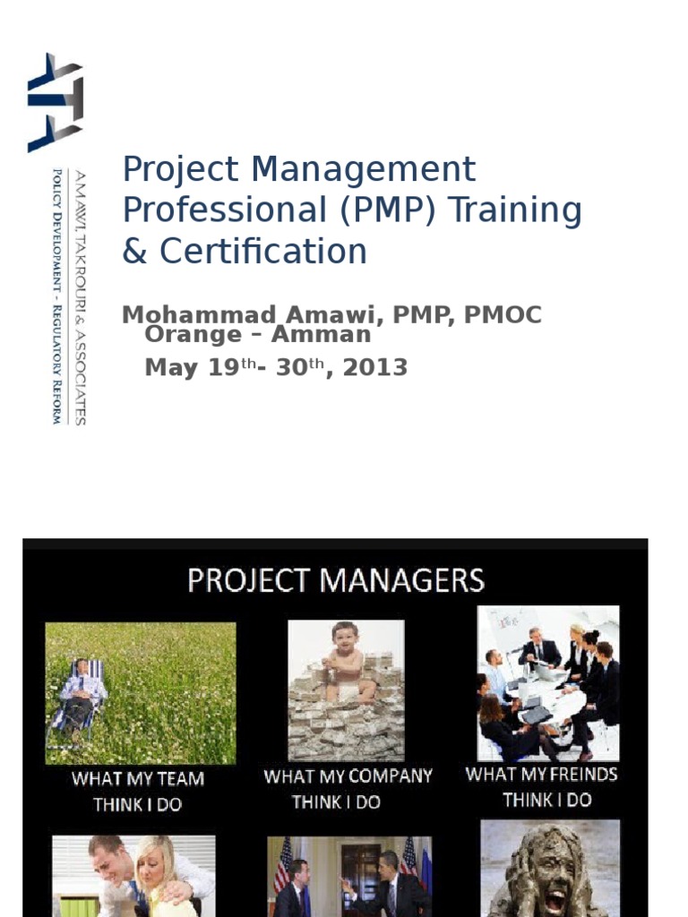 Project Management Professional (PMP) Training &NEW | PDF | Project ...