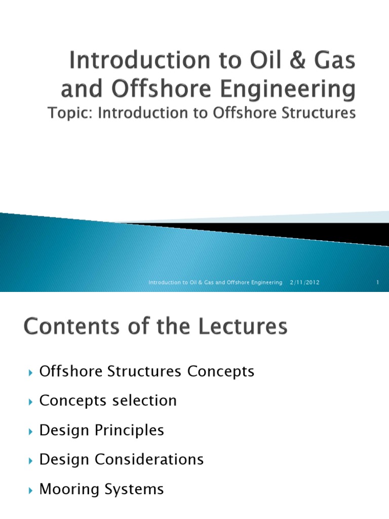 Offshore Structures Concepts | PDF | Offshore Drilling | Hydrocarbon ...