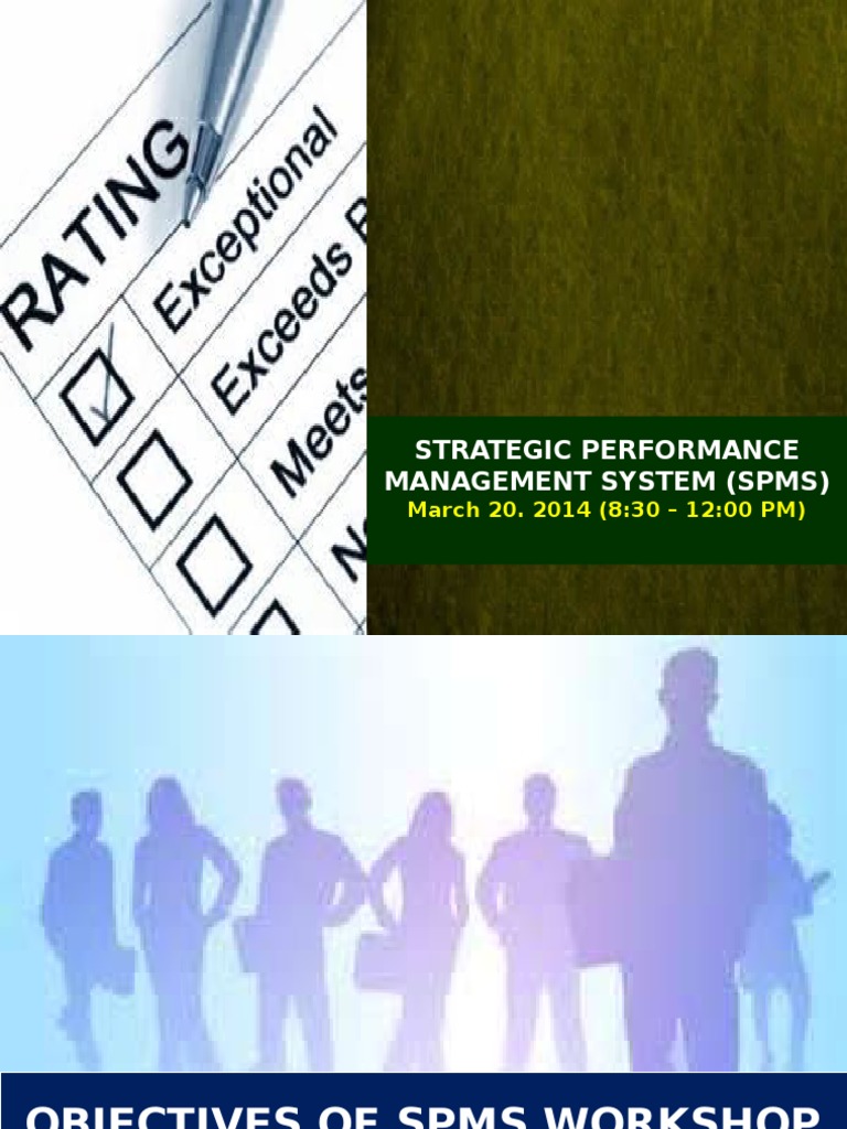 SPMS Workshop Lectures PART I | PDF | Performance Management | Evaluation