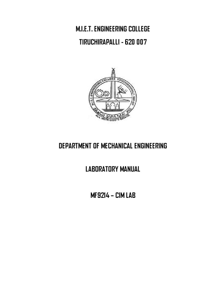 CIM LAB Manual | PDF | Programmable Logic Controller | Electric Current