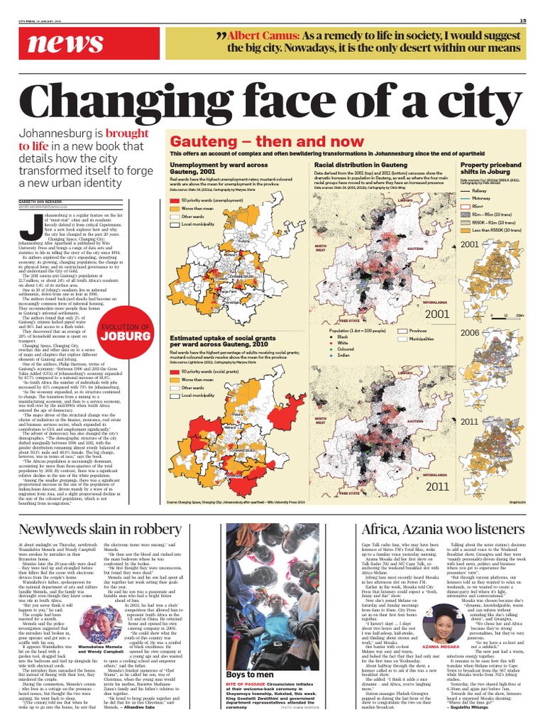 Changing Space, Changing City in City Press | PDF | Johannesburg ...