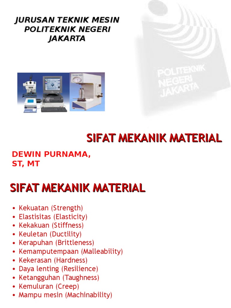 Sifat Mekanik Material | PDF