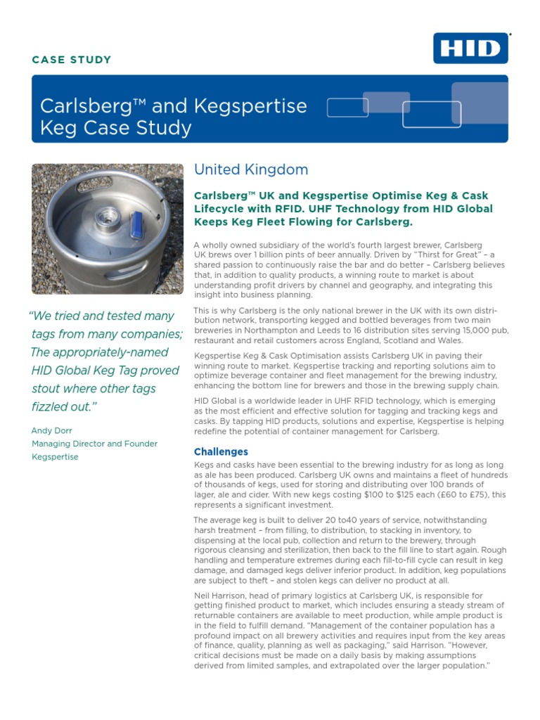 Hid Carlsberg Kegspertise Cs en PDF | PDF | Brewery | Beer